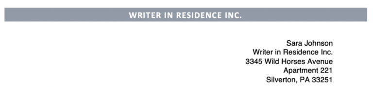 Letter Headings, or How to Head a Letter - Elite Editing